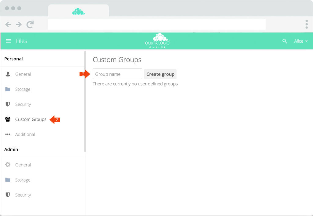 Teams (Custom Groups) - Teamwork made easy - ownCloud.online